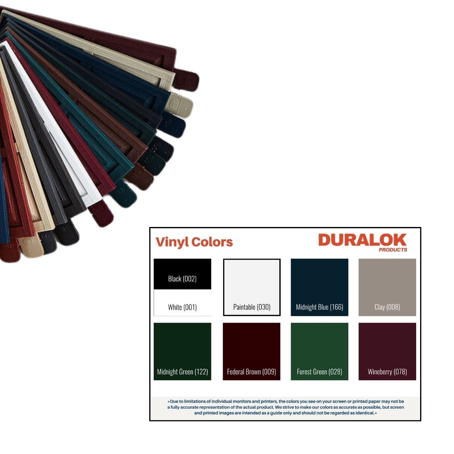 Vinyl Exterior Shutter Sample Kit | Monument Shutters