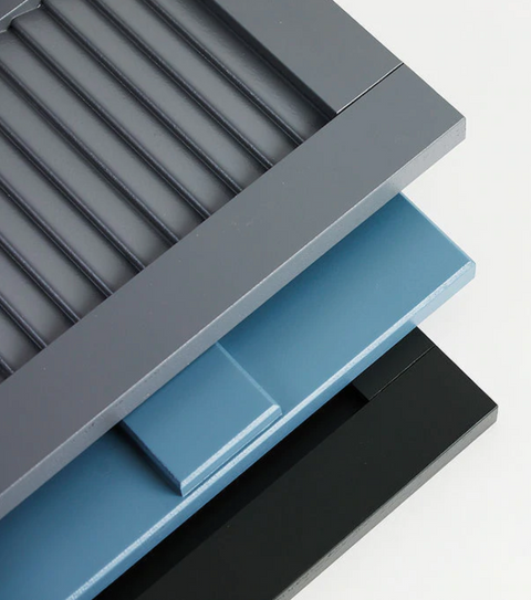 Flat Panel Shaker Style Composite Exterior Shutter | Premium Exterior ...