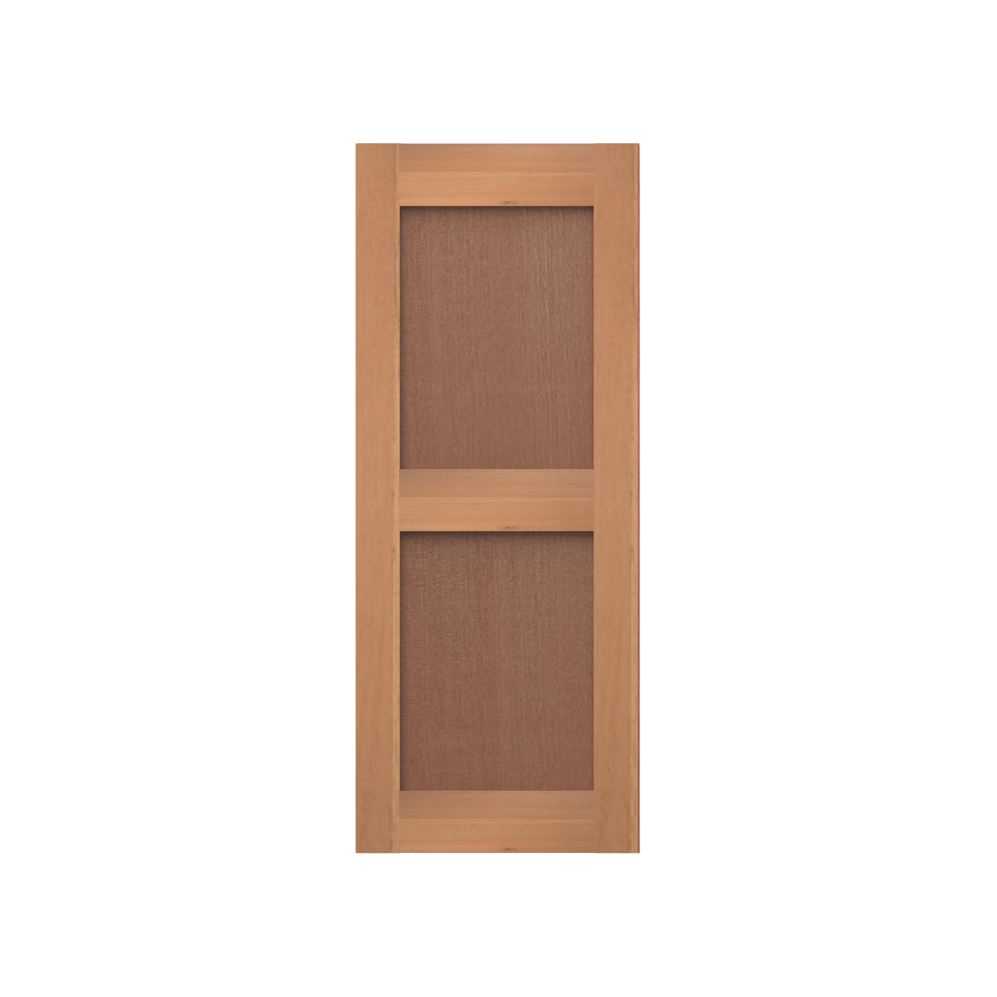 Flat Panel Cedar Shutter w/ Extira Composite Panel Inserts - 1 Pair ...